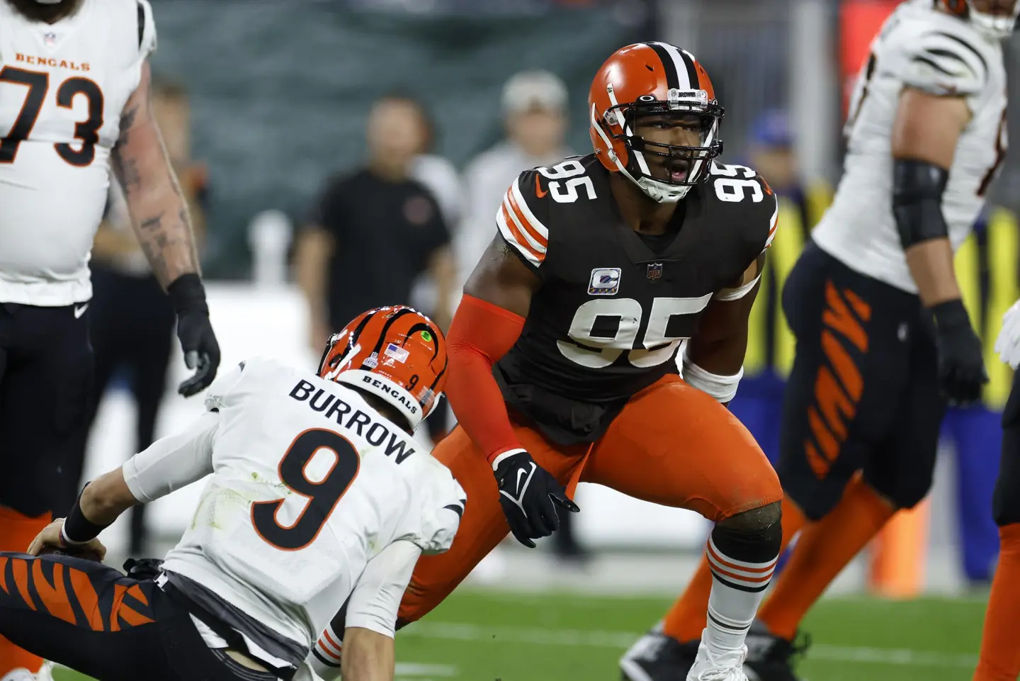 Myles Garrett vs Joe Burrow: 5 Major Stats To Define The QB Competition ...
