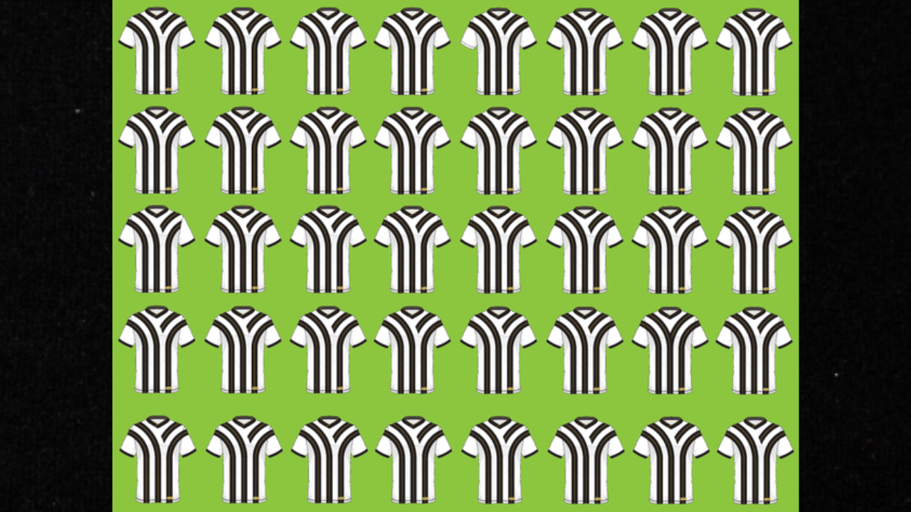 Optical Illusion: Spot The Odd Football Jersey In Under 10 Seconds!
