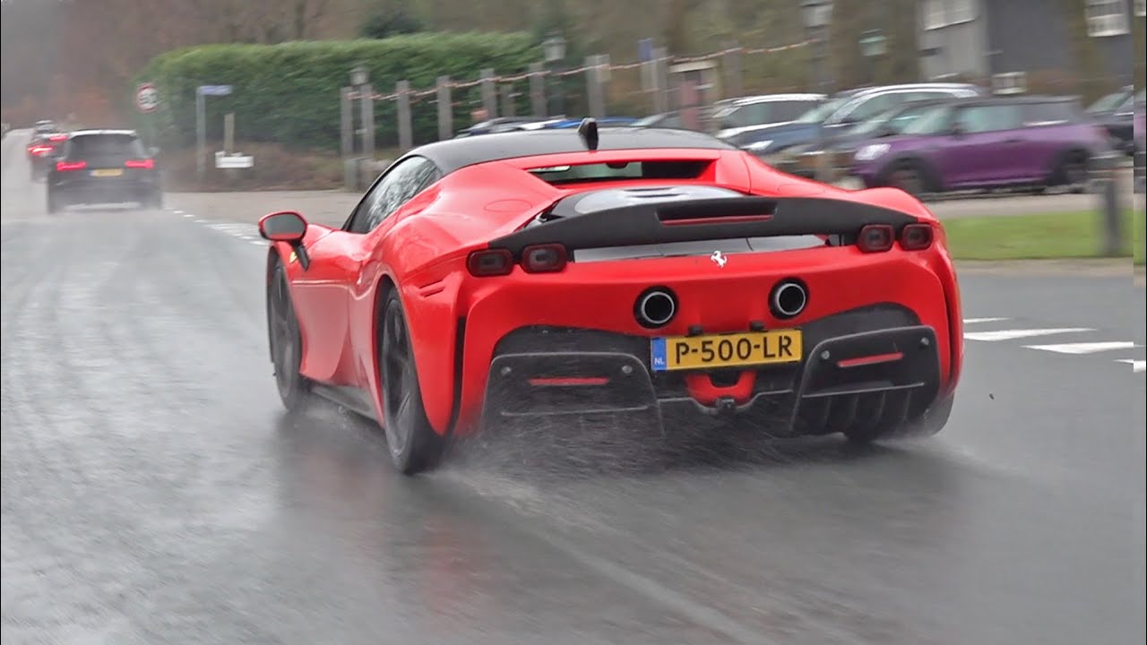 Supercars en pleine accélération – 812SF, SF90, GT4 RS, RS7, F12