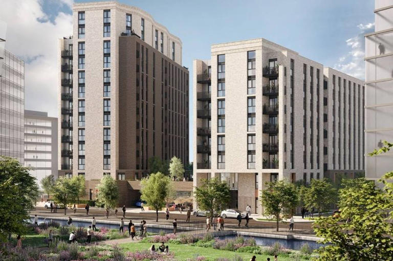 Construction begins on first phase of 113 homes at £2bn Trafford Waters scheme