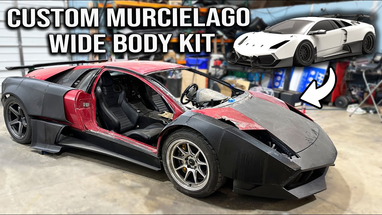 Lamborghini Murcielago Revival - 3D Printing A One Of A Kind Wide Body Kit