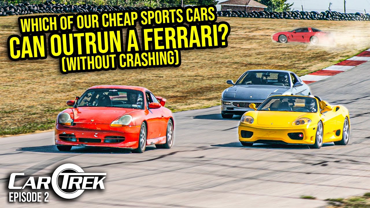Which Of Our Cheap Sports Cars Can Outrun A Ferrari? (Without Crashing)