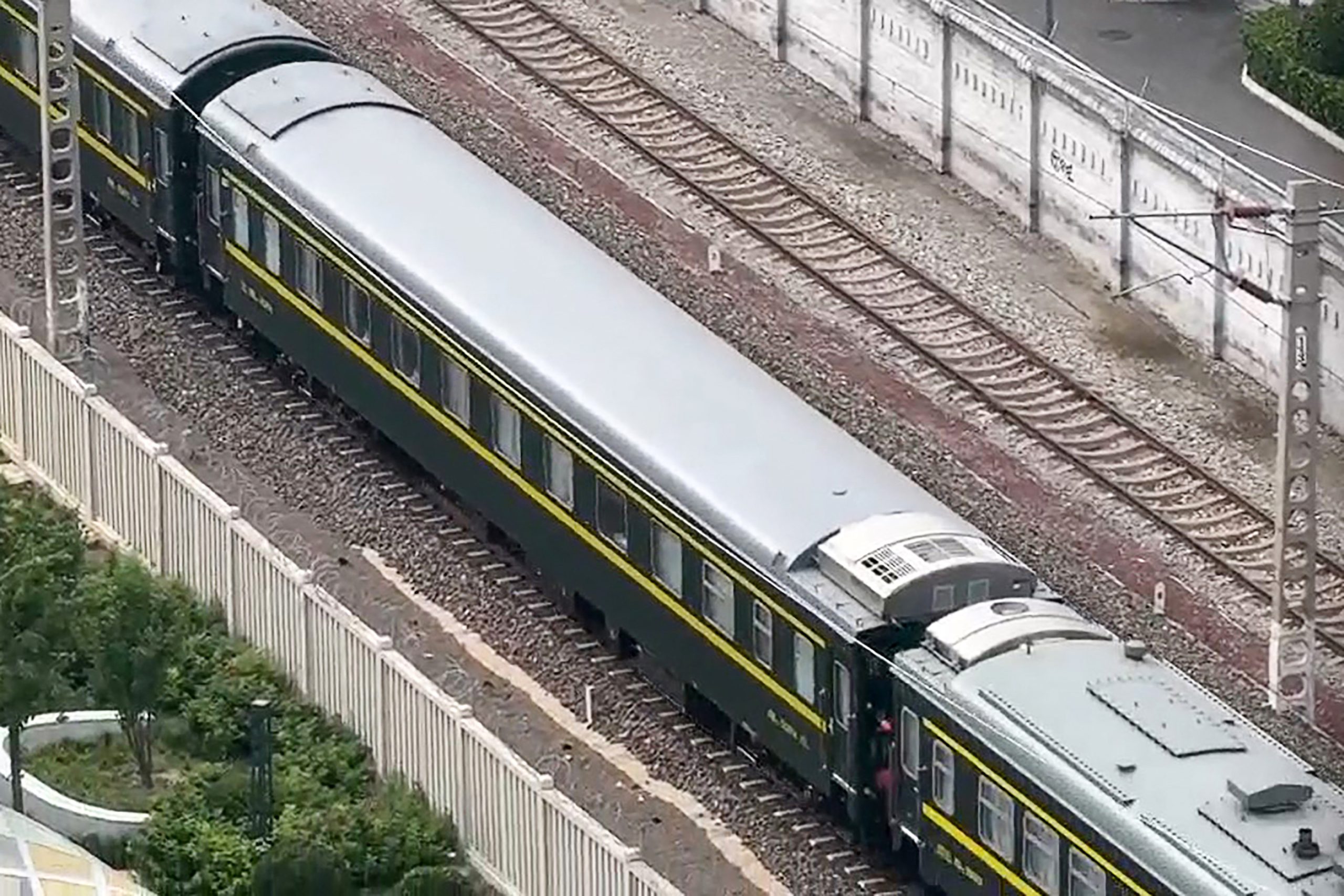 Train presumed carrying North Korea leader Kim arrives in Beijing