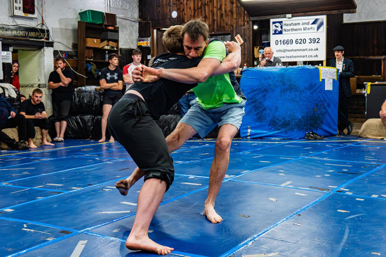 International wrestling at The Mart in Rothbury