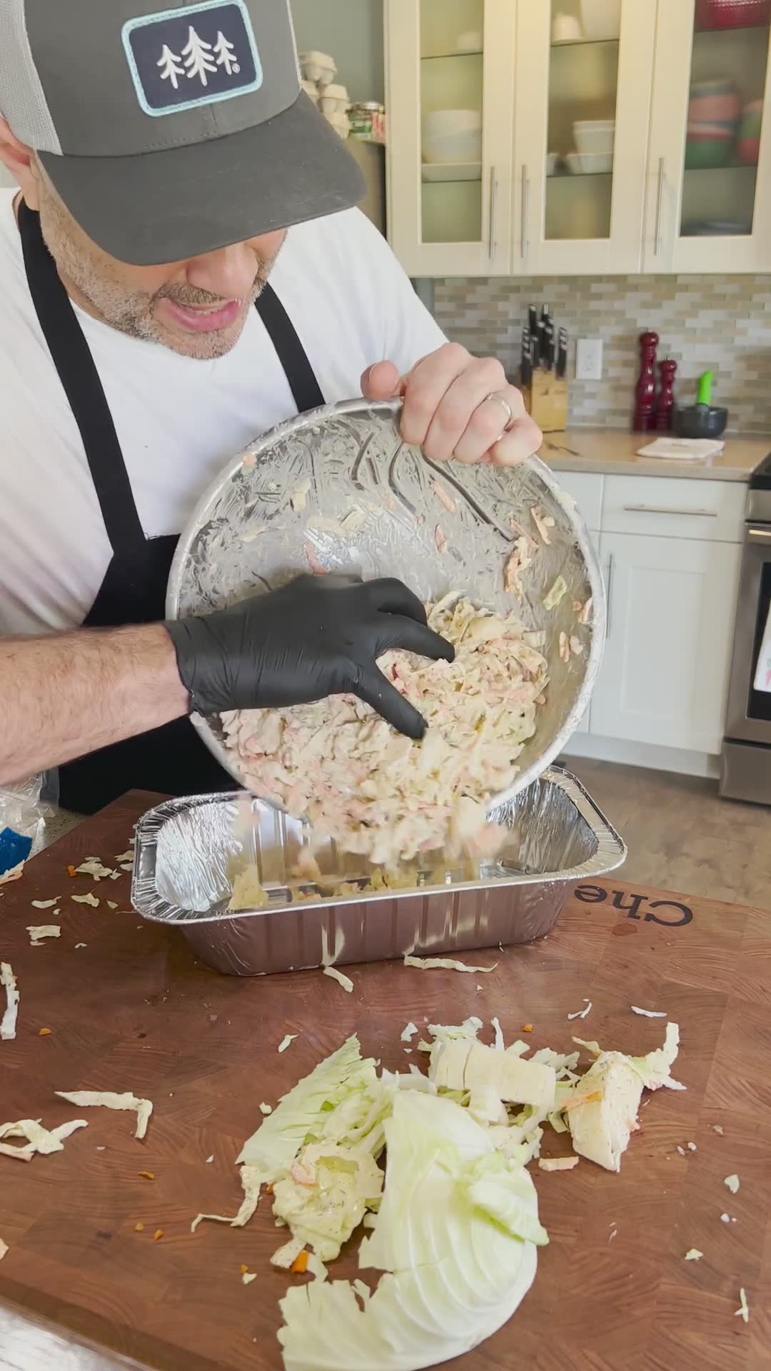 Easy and fast way to make coleslaw | Cook it with Tim