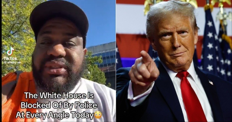 Viral video shows White House on lockdown on Labor Day amid Donald ...