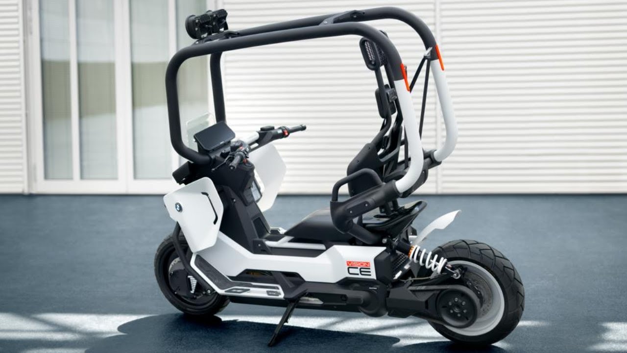 BMW CE Vision vorgestellt: E-Roller mit Dach auf der IAA 2025