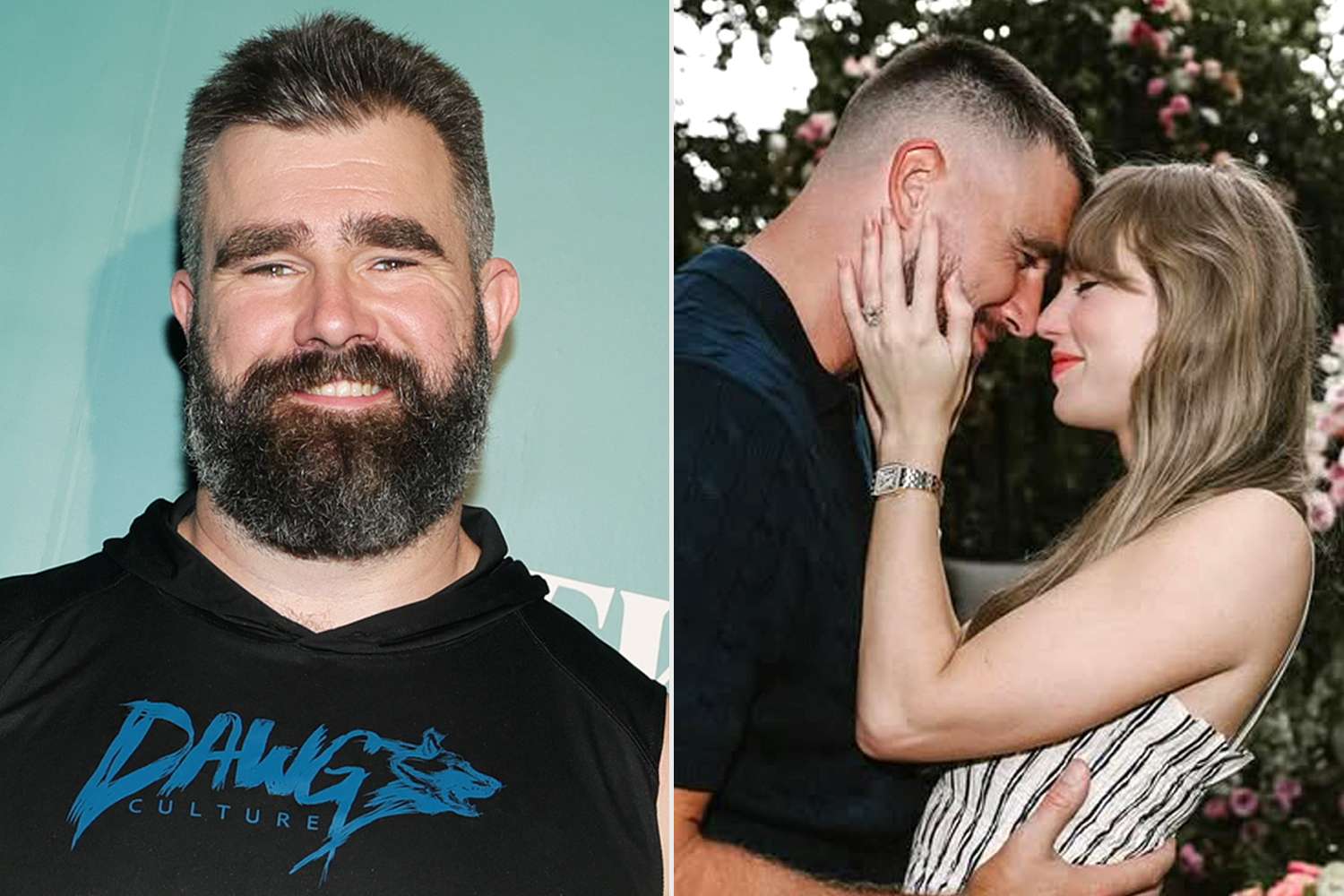 Jason Kelce Is 'Hoping' He's Best Man at Brother Travis and Taylor ...