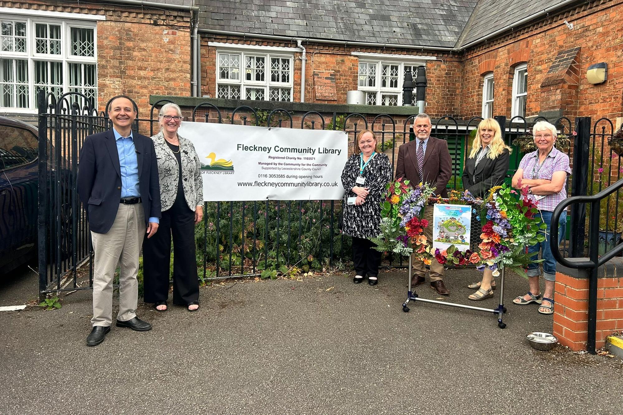 MP visits Fleckney Community Library to celebrate its role as a ...