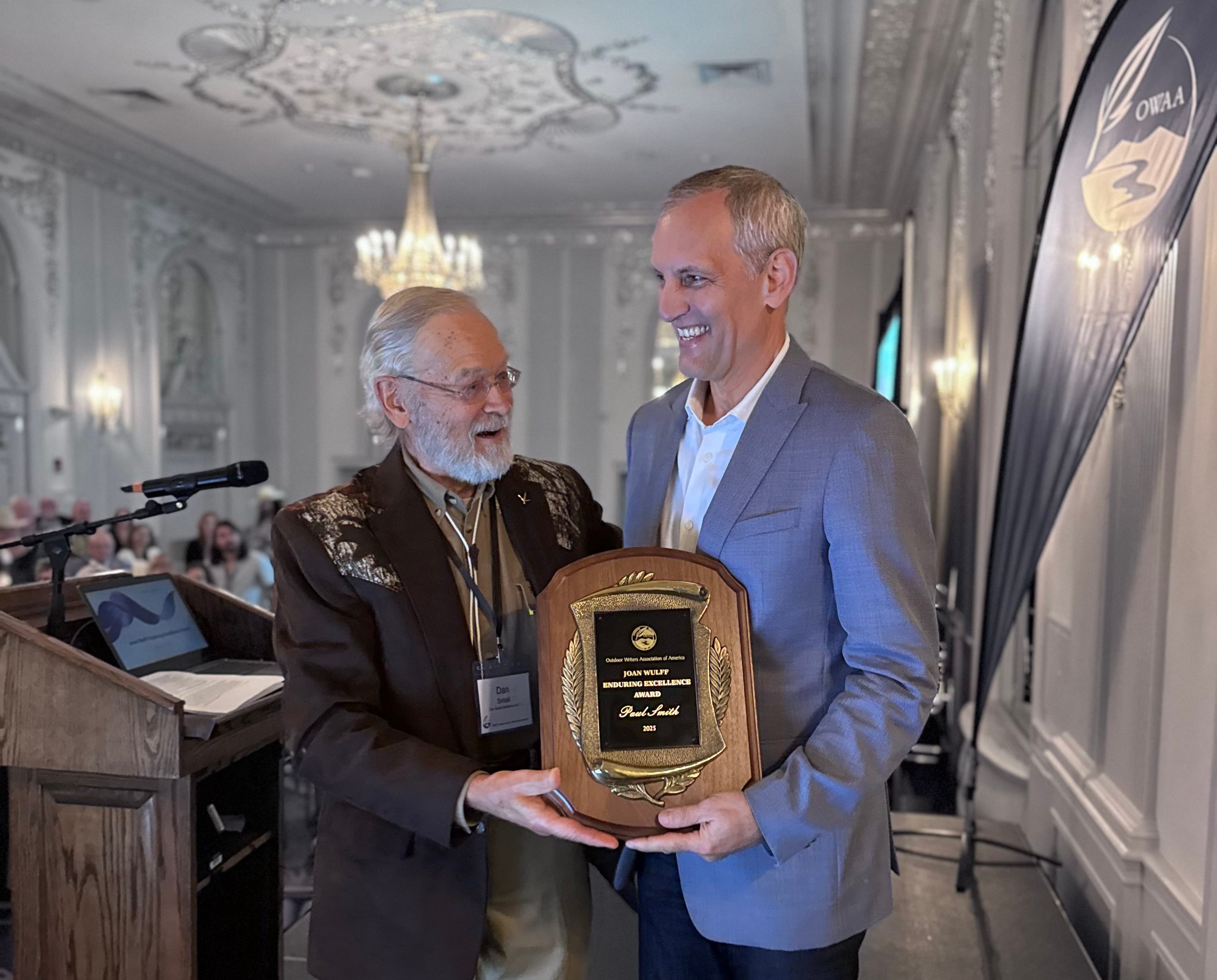 Outdoors editor Smith honored with Enduring Excellence Award by ...