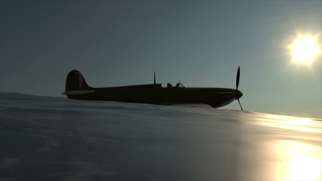Spitfire Mk I - ditching in the Solent recreated in Blender