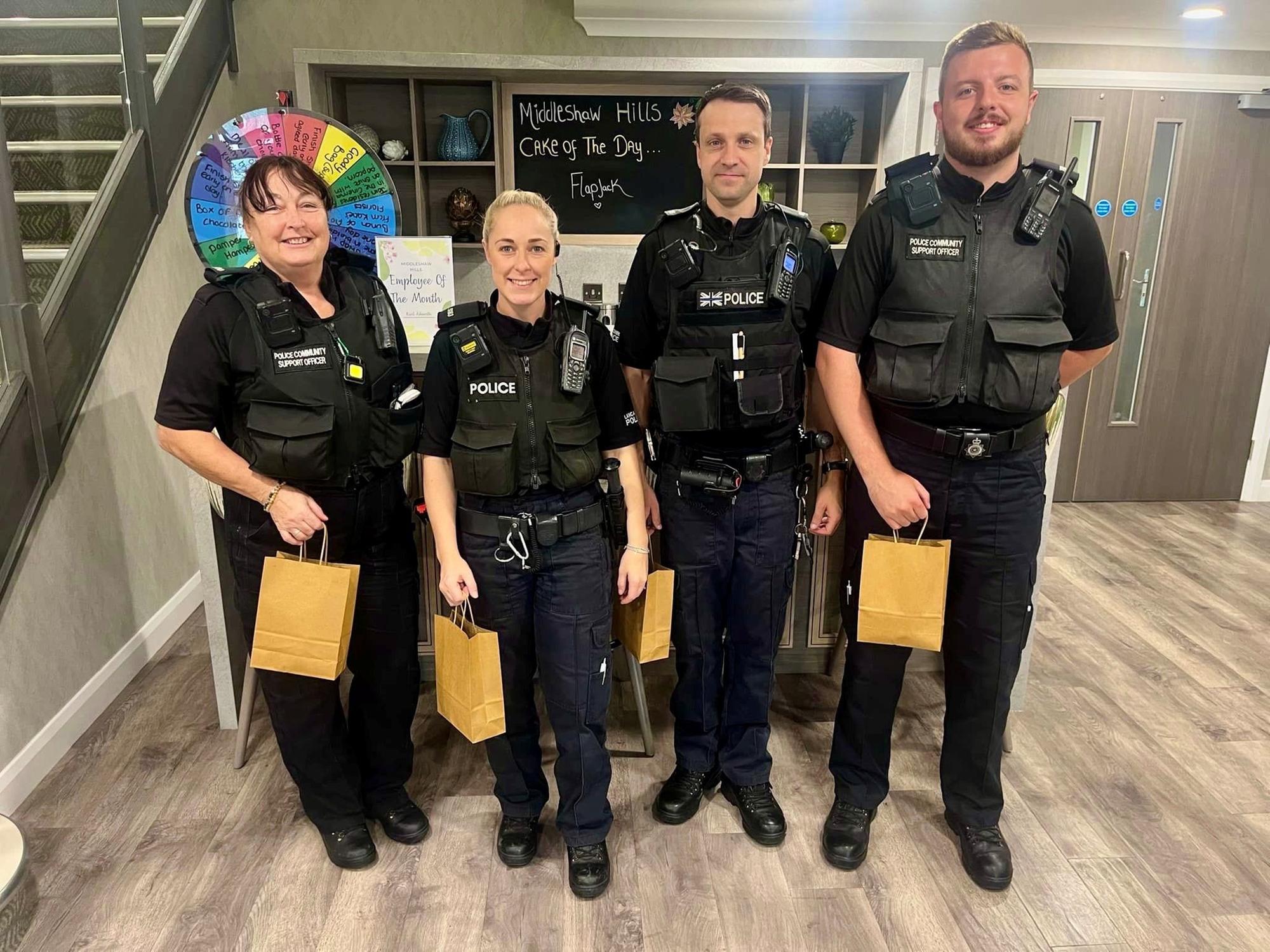 Middleshaw Hills Care Home welcomes local Police for Blue Light ...