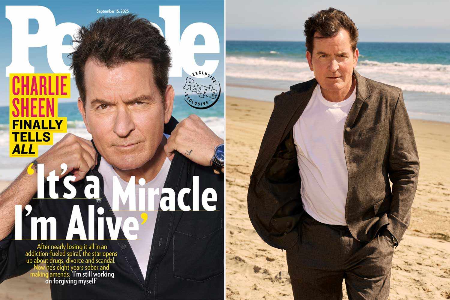 Charlie Sheen on His Wild Past, Embracing Sobriety, and Learning to ...