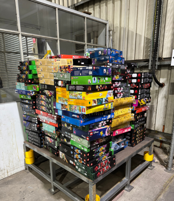 Man charged after ‘three truckloads’ of stolen Lego and toys found at ...