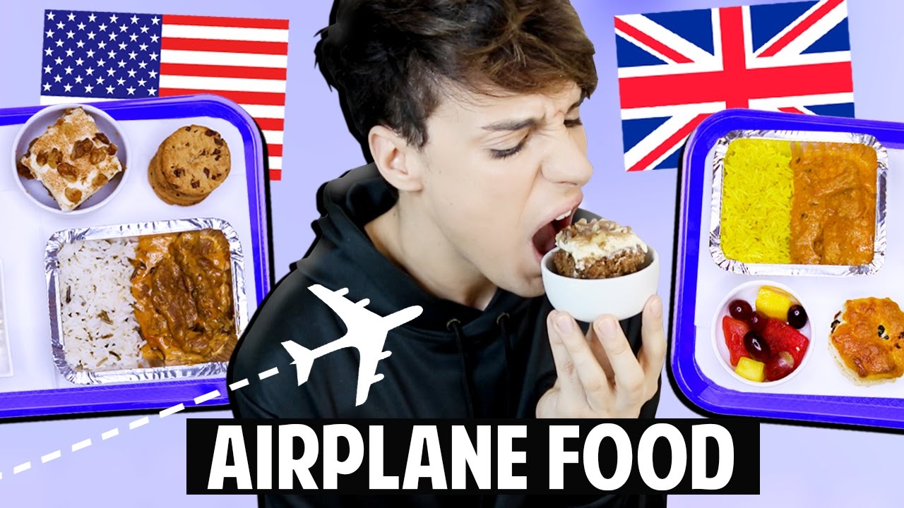 American VS British airplane food taste test