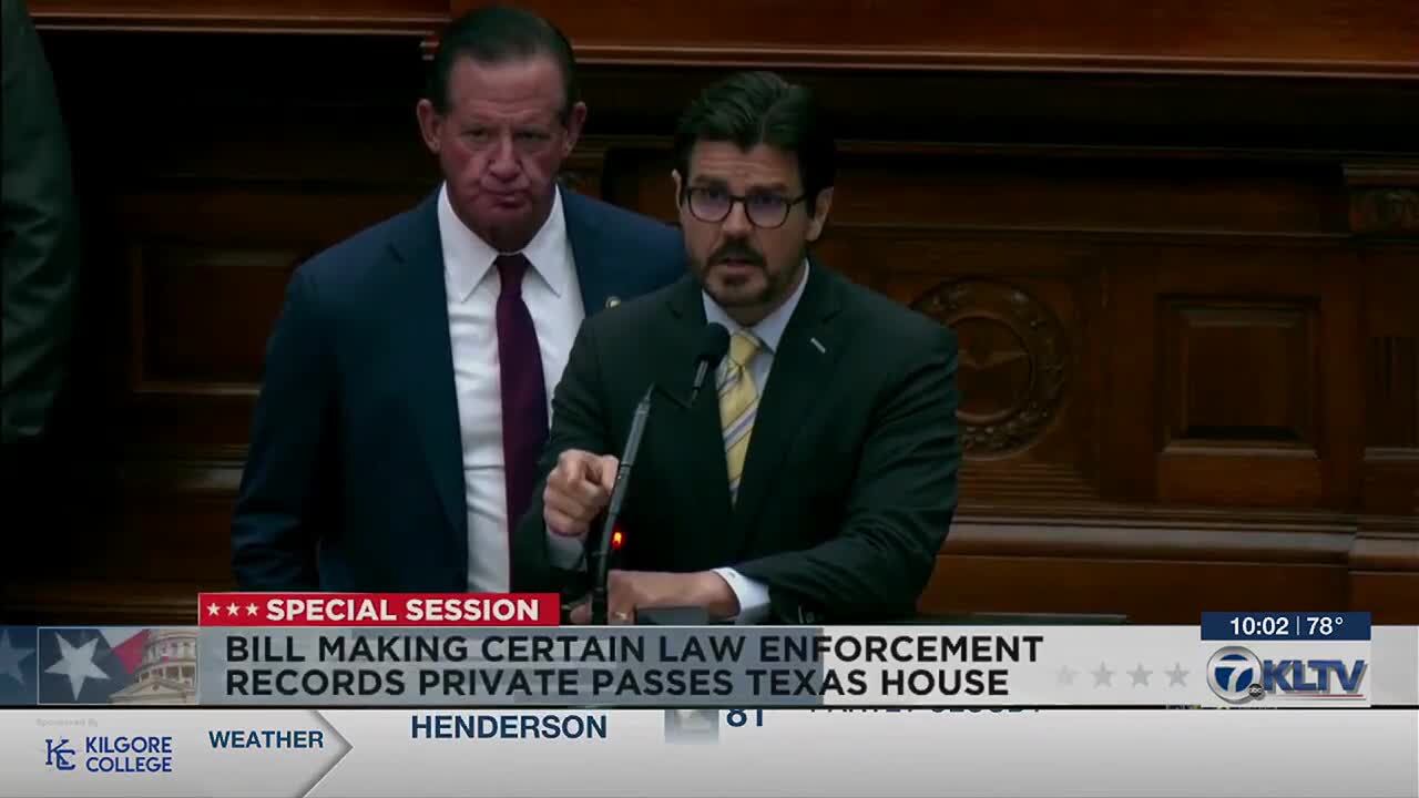 Rep. Hefner’s bill to keep certain law enforcement records private ...