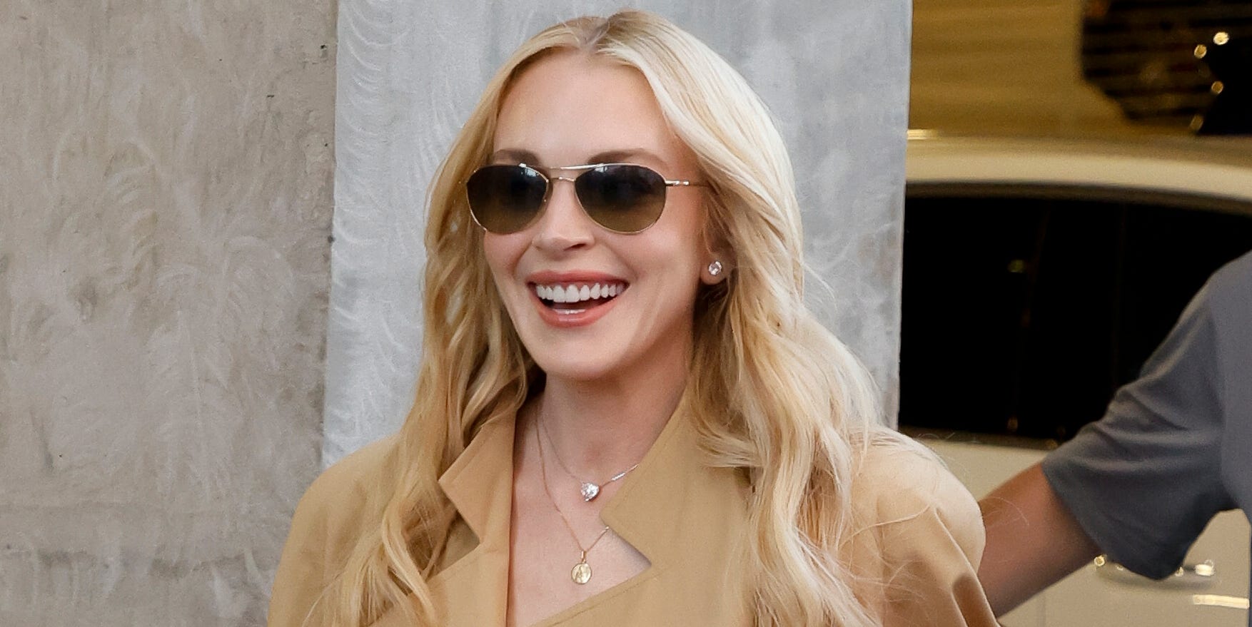 Lindsay Lohan Put a Fall Spin on Her Tennis Whites at the US Open