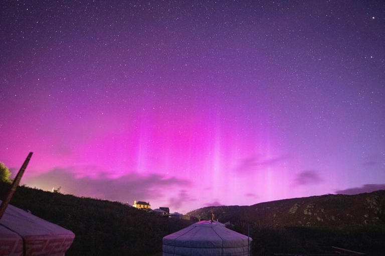 Northern Lights tracker shows where and when to see the Aurora over ...