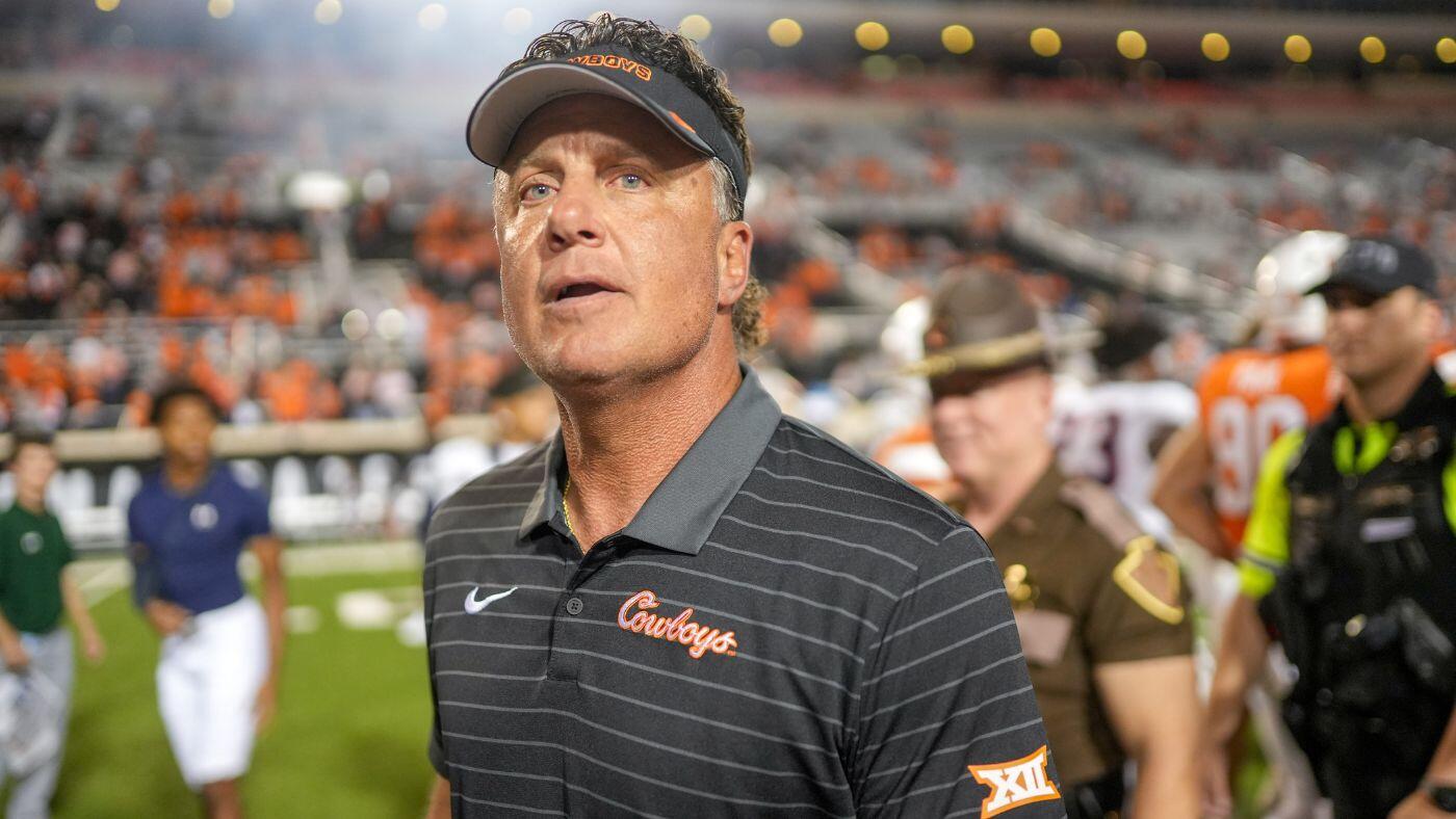 Oklahoma State's Mike Gundy points out Oregon's roster budget; Dan ...