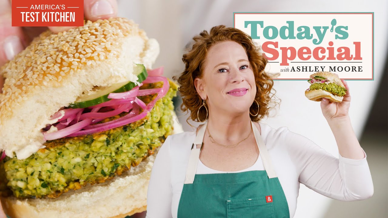 The best veggie burgers are falafel burgers