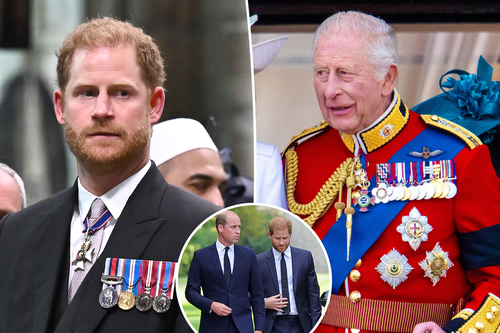 King Charles faces pushback over Harry peace talks as Prince William ...
