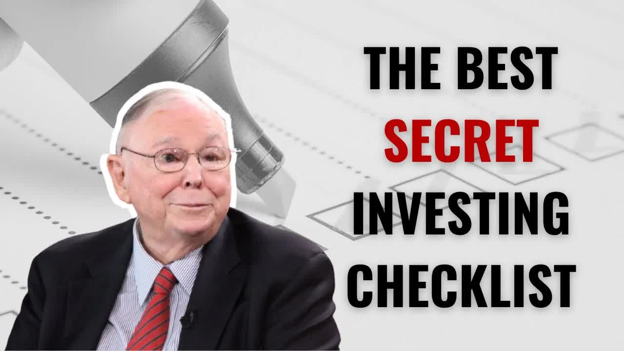 Charlie Munger's secret 4-step investing checklist