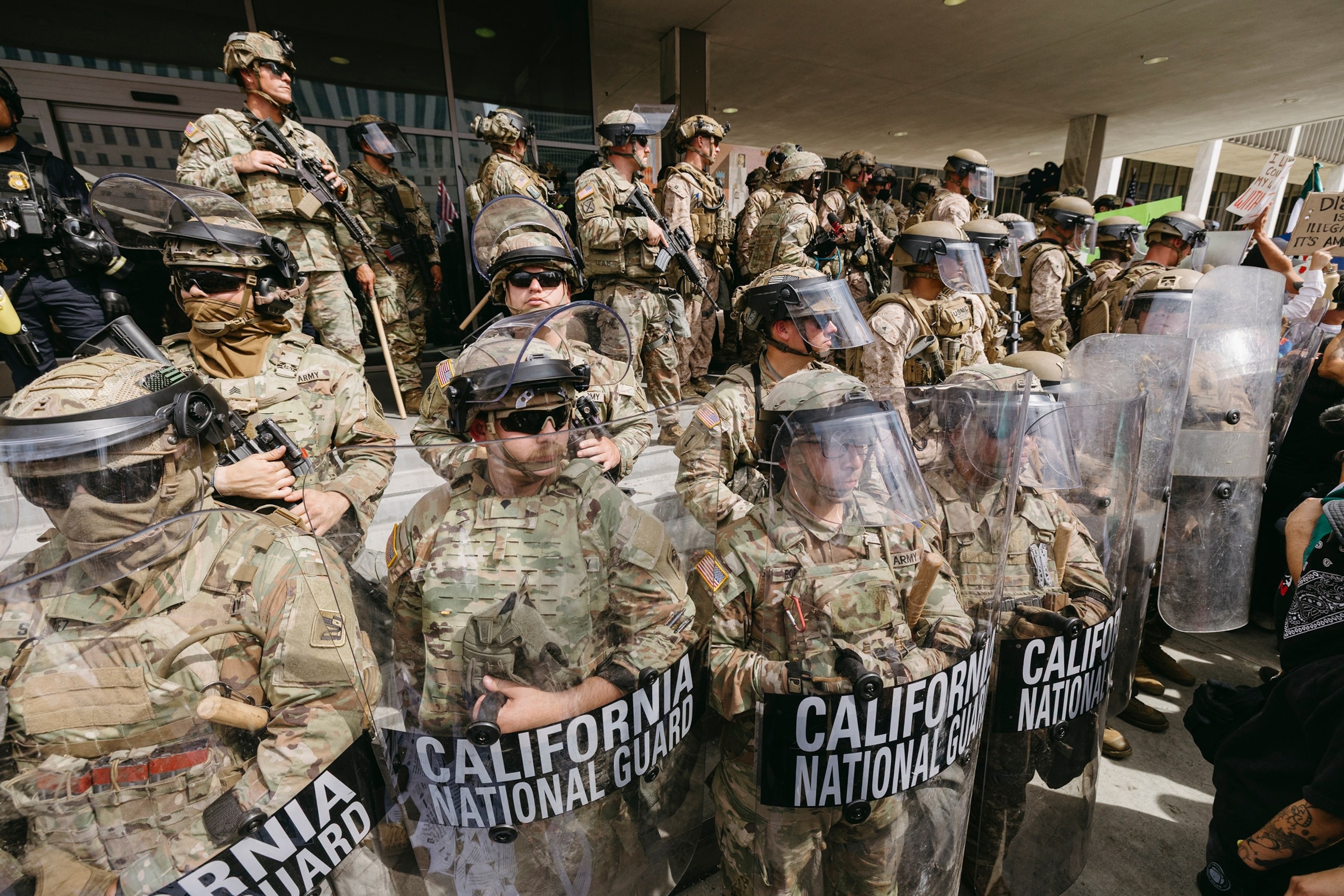 Use of federal troops in Los Angeles is unlawful, judge says