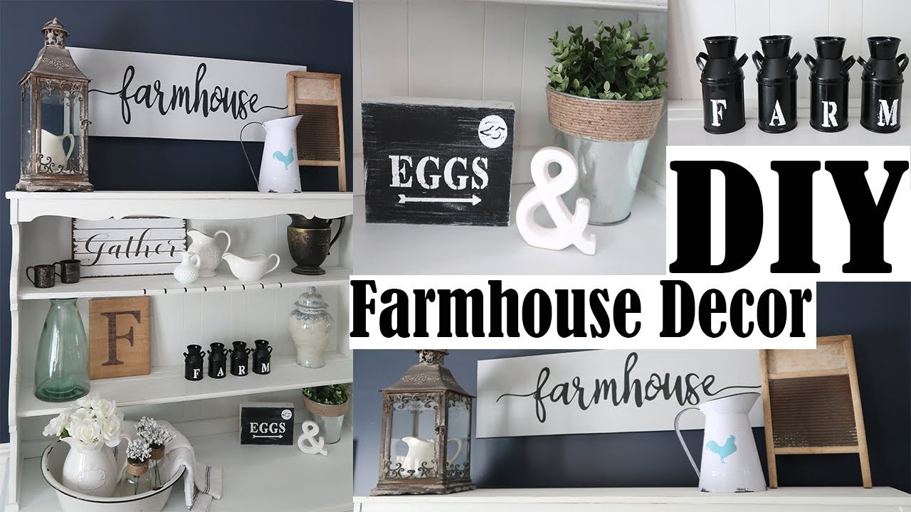 3 Easy DIY Farmhouse decor - Inexpensive Signs