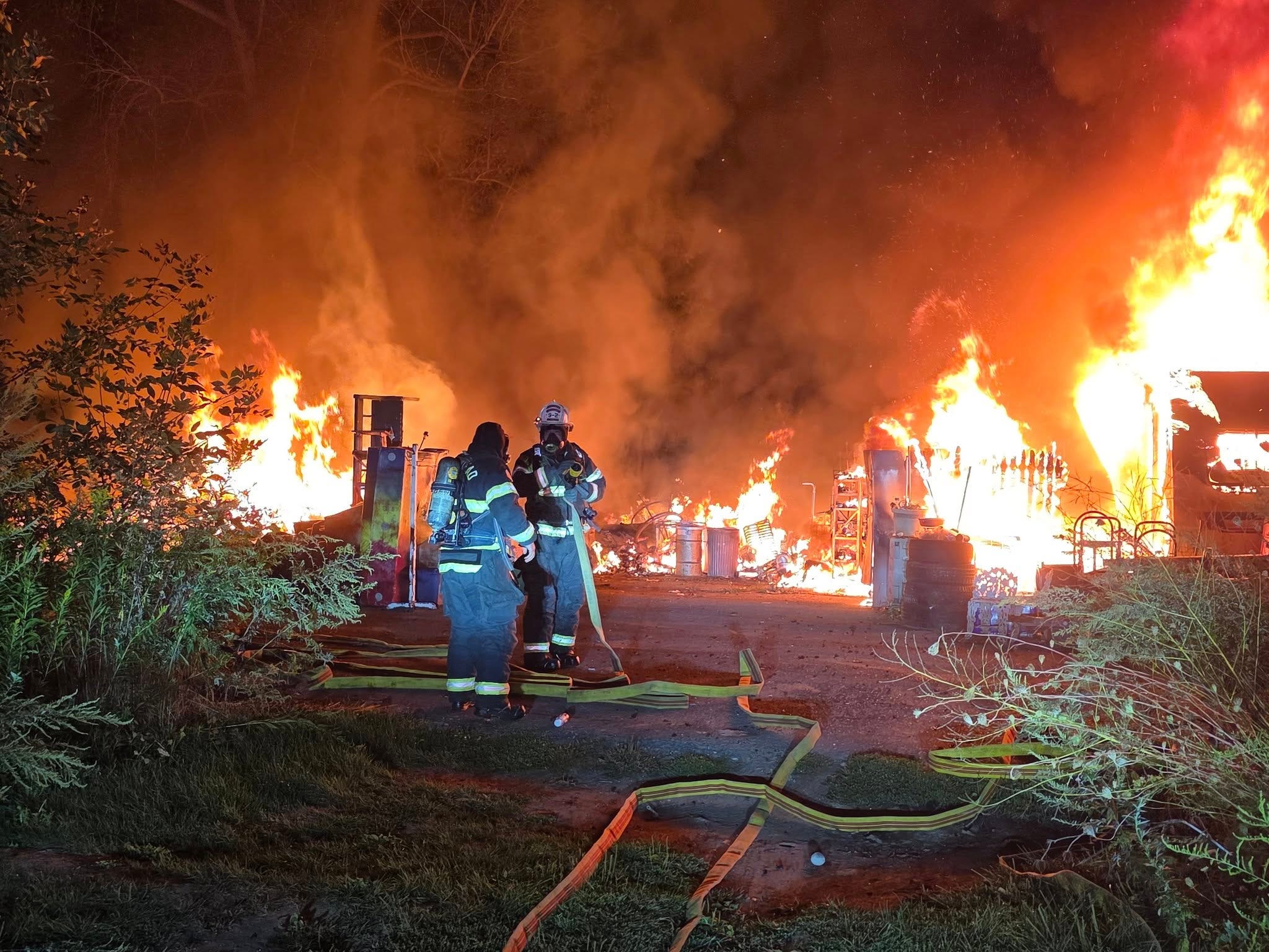 Multiple fire companies respond to RV fire that shut down part of Main ...