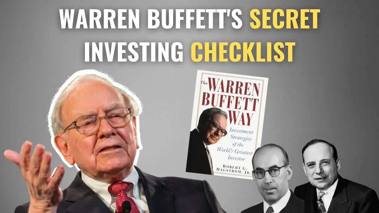 Warren Buffett's secret investing checklist | The Warren Buffett Way ...