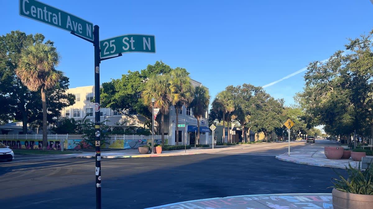 The St. Petersburg Progressive Pride street mural is gone