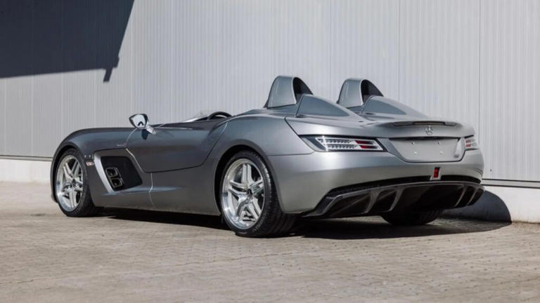 Ultra-Rare 2009 Mercedes-Benz SLR McLaren Stirling Moss Surfaces in ...