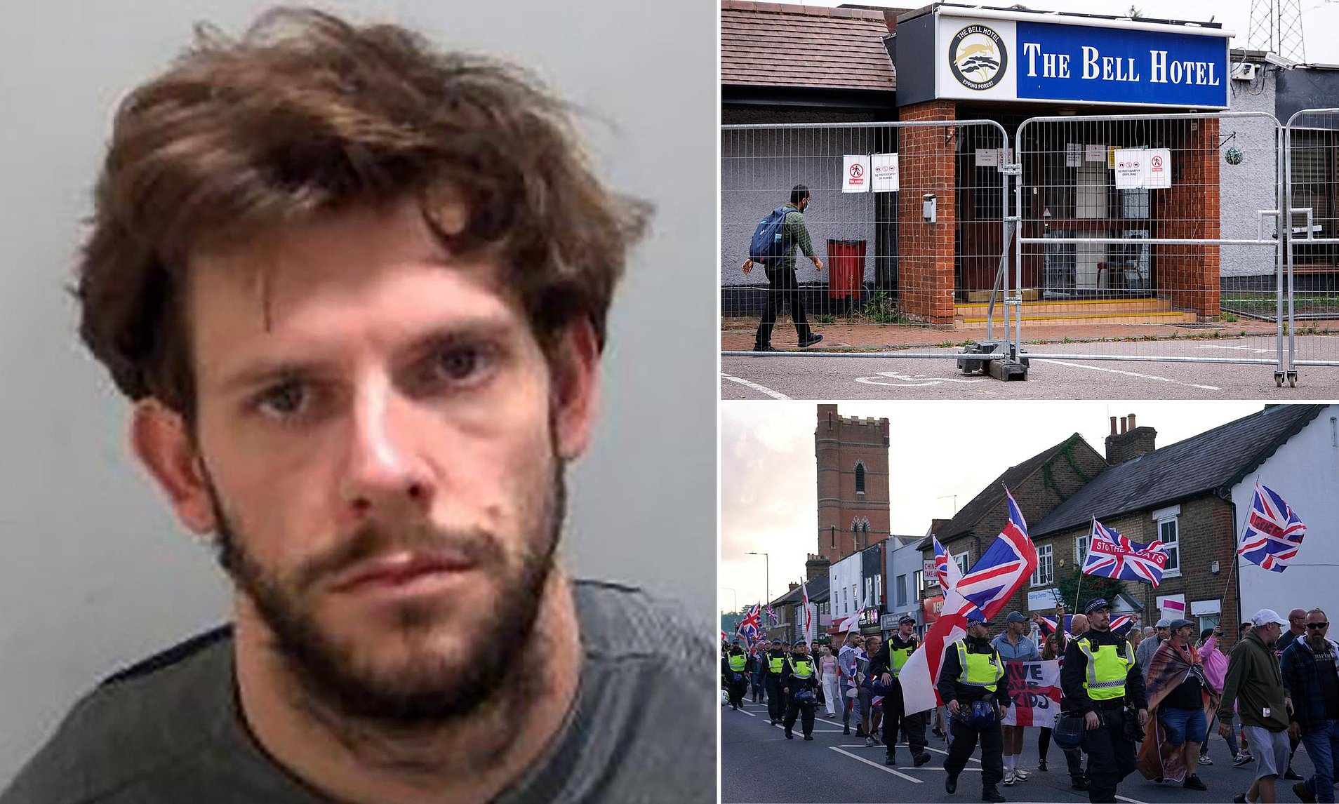 Epping migrant hotel protester warned he faces prison sentence after ...