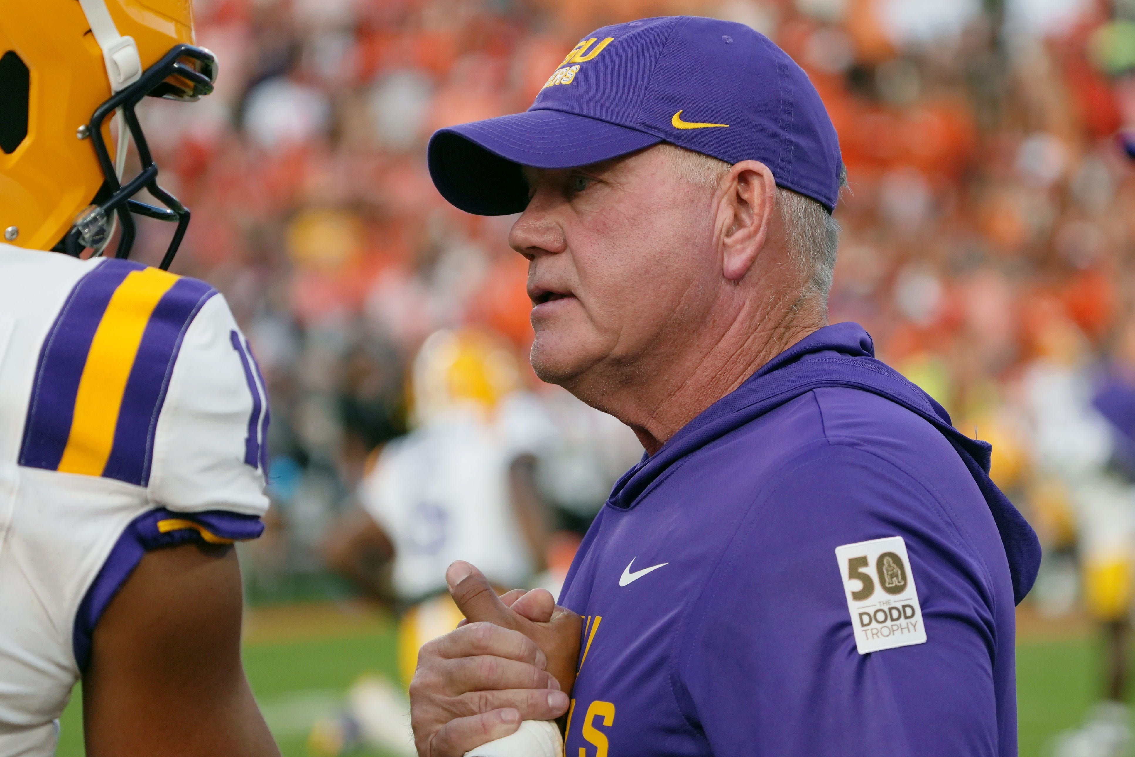 Brian Kelly reveals why LSU football defensive tackle was dismissed ...