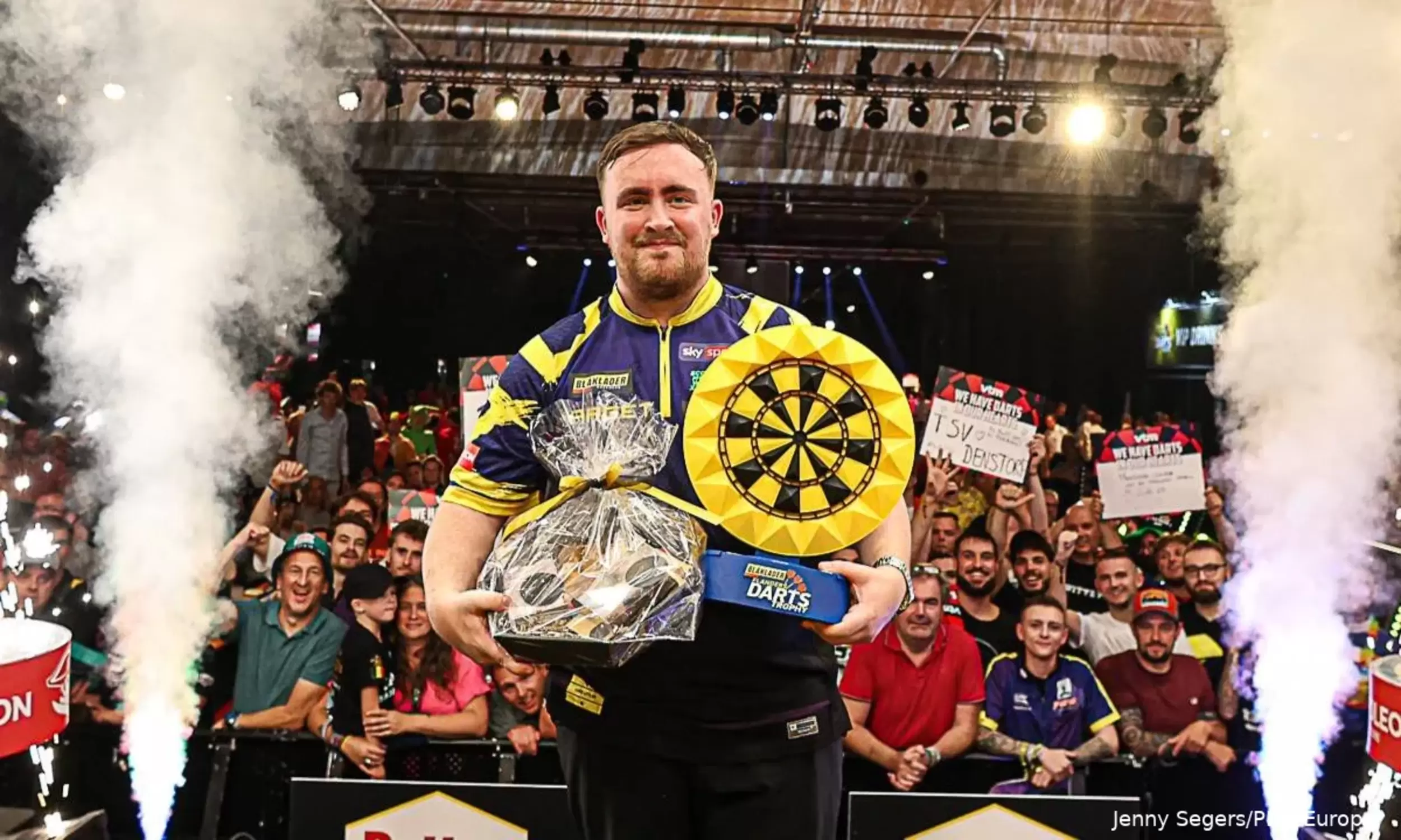 Fourth Euro Tour title for Luke Littler, but Michael van Gerwen remains ...
