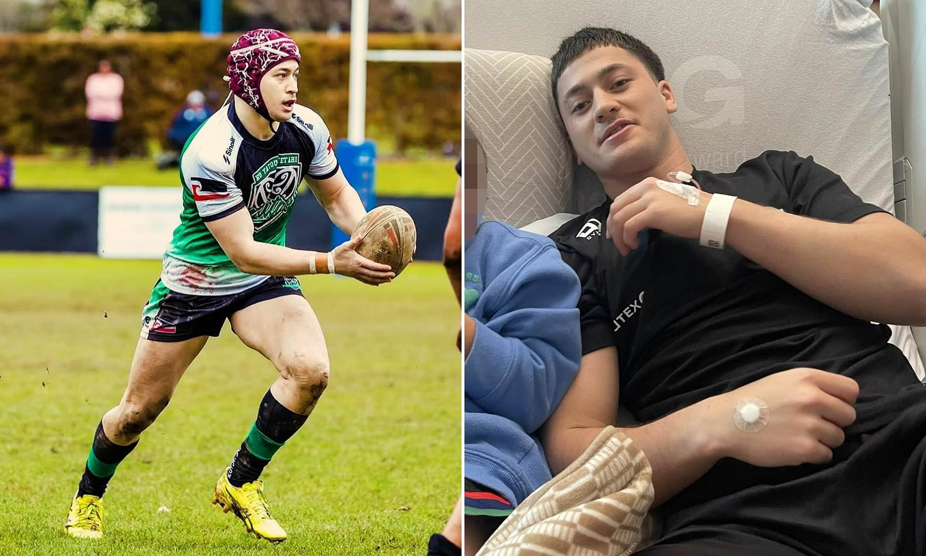 Talented footy star discovers he has an extremely rare life-threatening ...