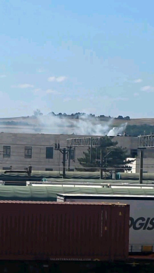 Kapıkule Gar Binası’nda yangın paniği