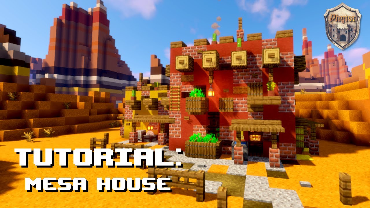 Minecraft Tutorial: How to Build a Badlands and Mesa Starter House
