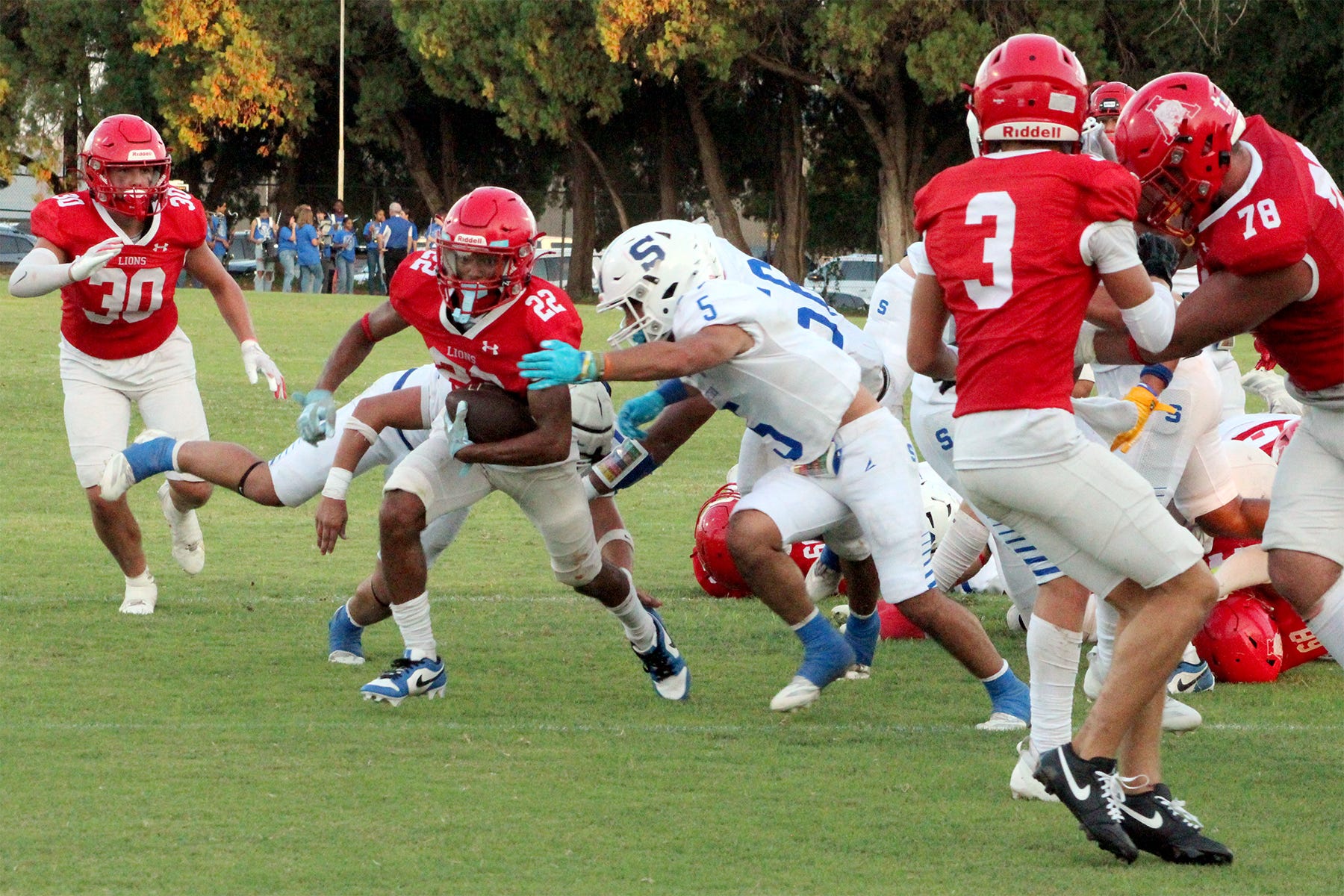 Breylon Billington, Albany football handle Stamford in season opener
