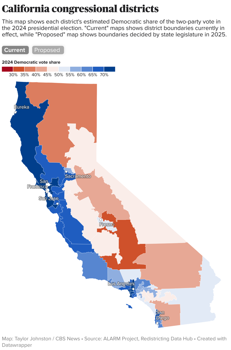 Here's who will face off in California's new House districts as Dems ...