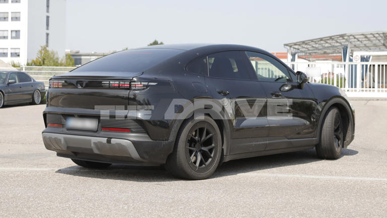 Spied 2026 Porsche Cayenne Coupe EV Looks a Lot Like a Tesla Model Y
