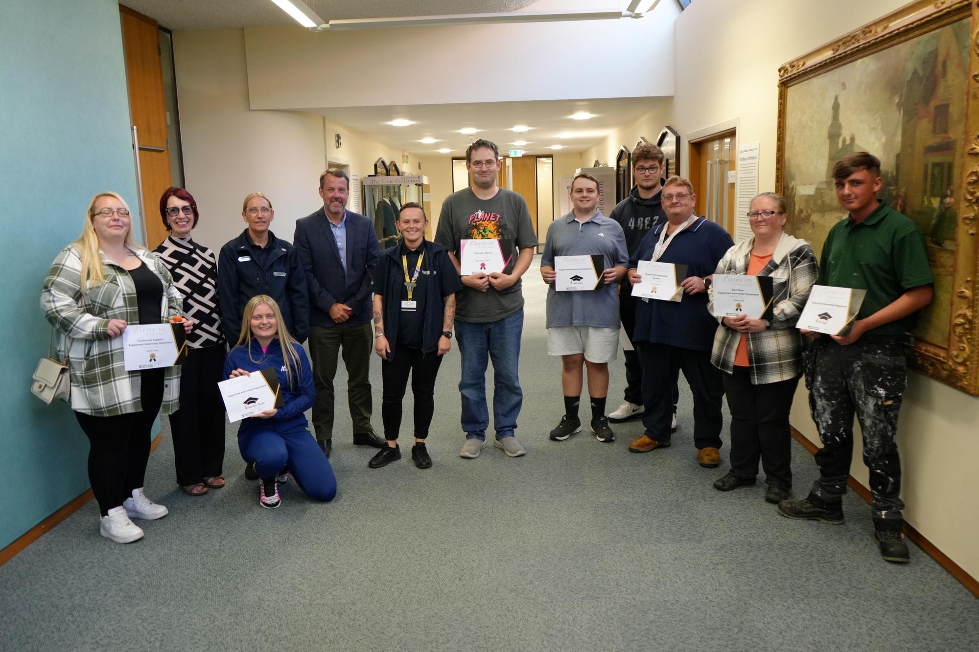 Hartlepool interns and volunteers celebrate their achievements in ...
