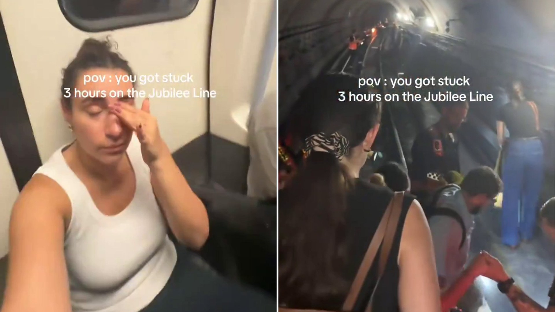 London Tube passengers trapped in carriage for hours