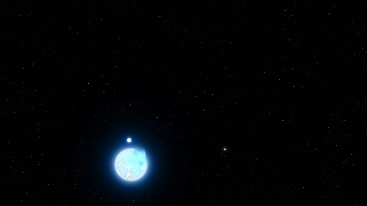 Massive Stellar Blast in 1840's Shown in New Animation