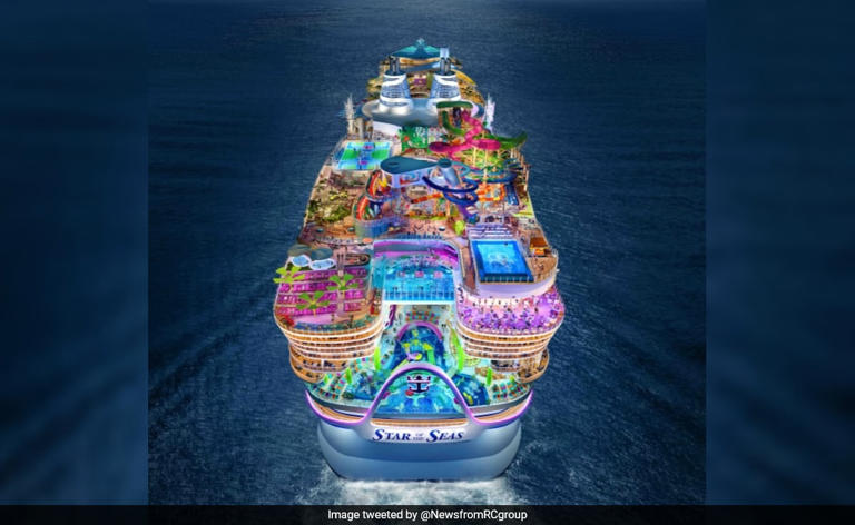 World's Largest Cruise Ship Sets Sail On Maiden Voyage From Florida
