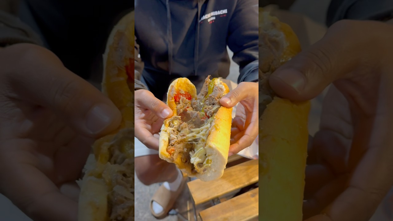 I finally tried Jersey Mike's cheesesteak! 🥪