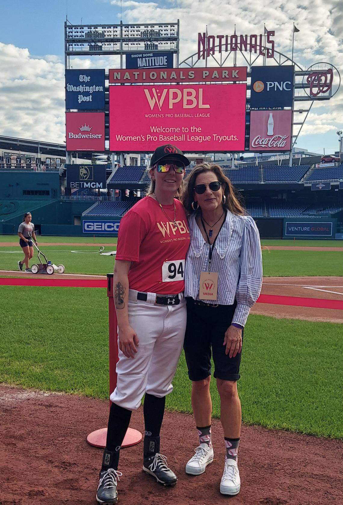 Cal Poly player, announcer shine at historic Women's Pro Baseball ...
