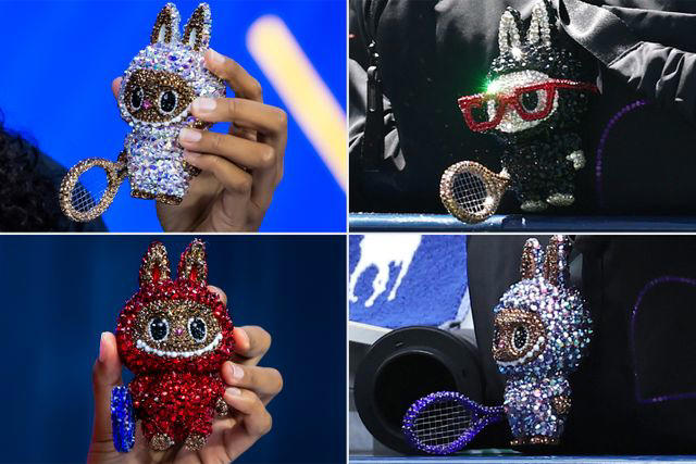 Naomi Osaka Debuts Her Fourth Crystal-Encrusted Labubu at the US Open ...