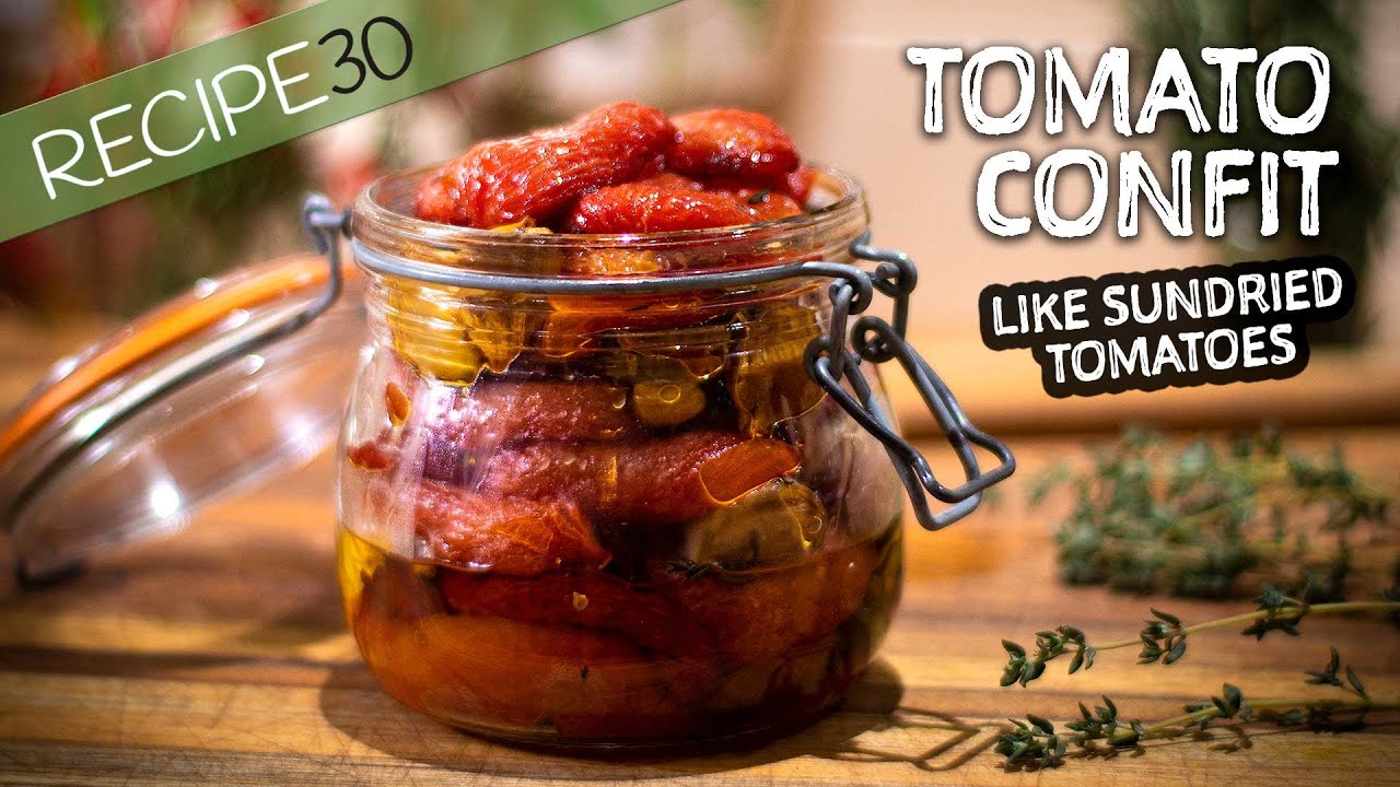 I made the best tomato confit ever!🍅