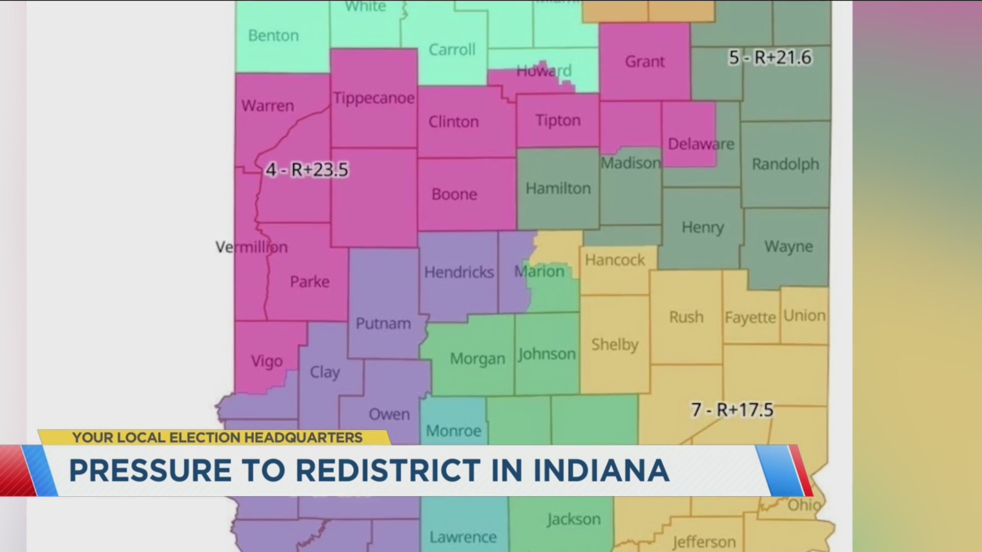 New redistricting map circulating among Indiana Republicans would ...